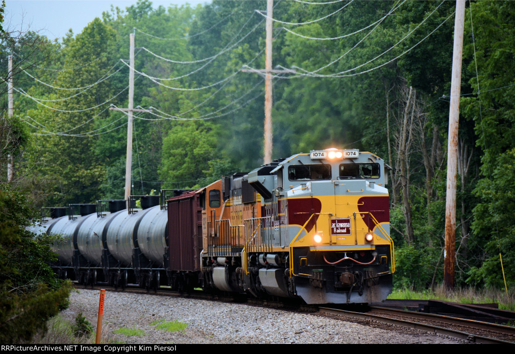 NS 1074 BNSF 9925 CSX Train K038